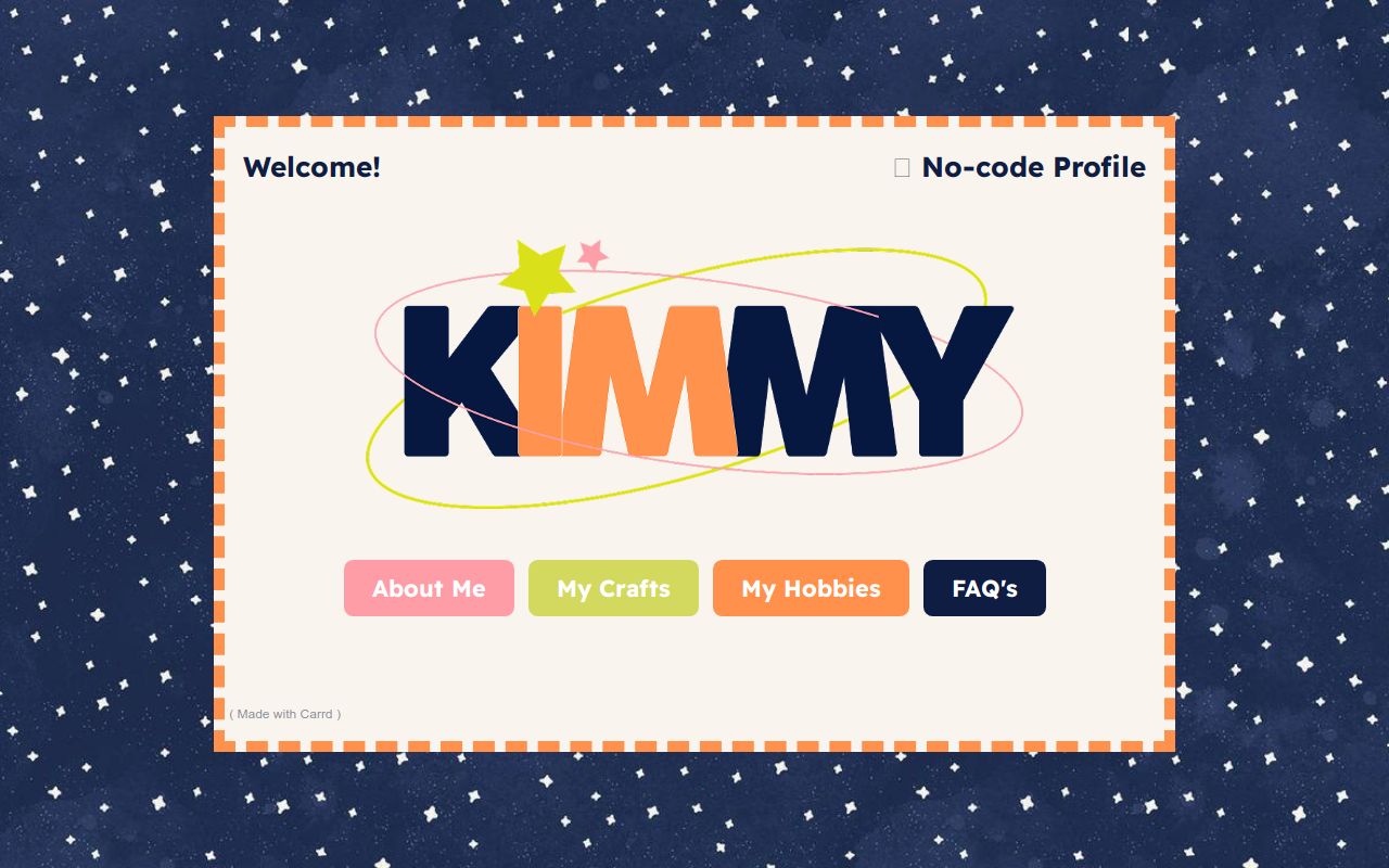Kimmy Carrd Project